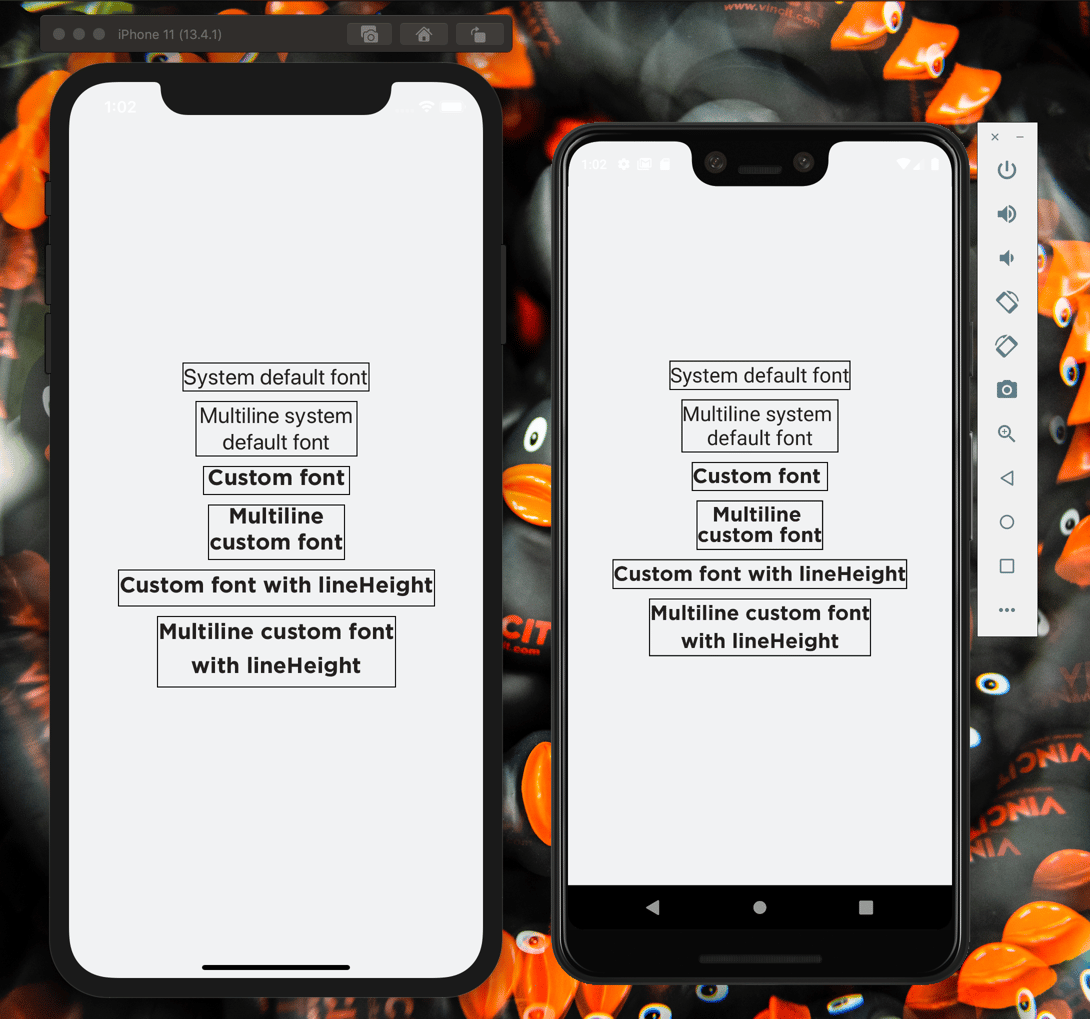 React Native Font Style : Fix Custom Font Inconsistency