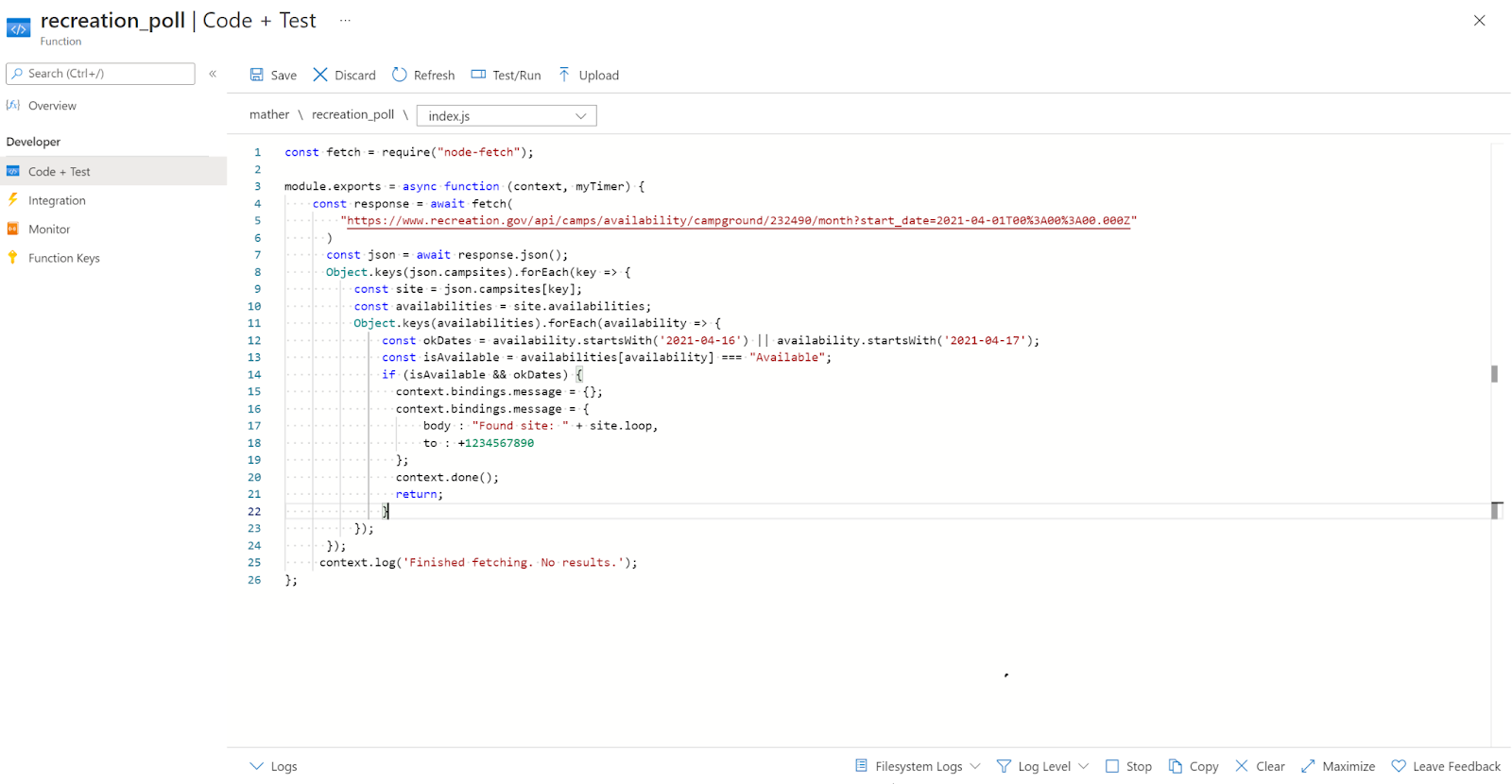 Azure Twilio | Azure Function with Twilio SMS integration
